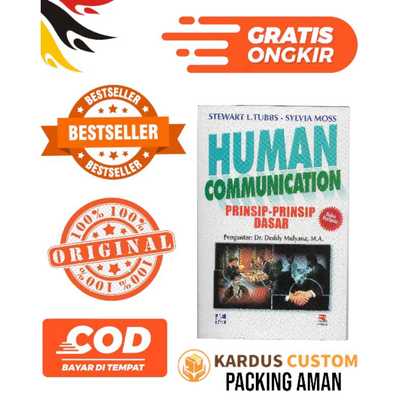 Jual Buku Human Communication Prinsip - Prinsip Dasar Buku Pertama -Stewart L. Tubbs - Sylvia ...