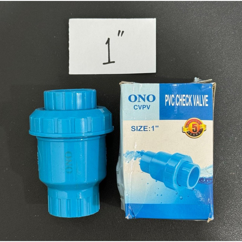 Jual CVPV ONO BIRU 1” inci CHECK VALVE pvc klep tengah kelep sambung ...