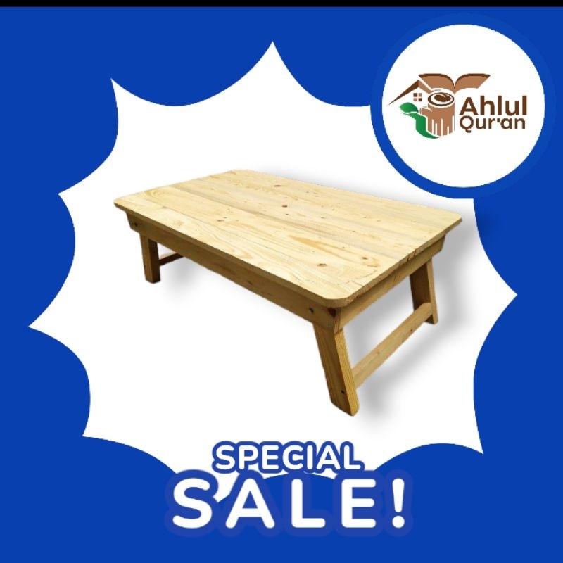 Jual Meja Lipat Lesehan FULL KAYU, PLT 100x50x25 | bisa custom ...