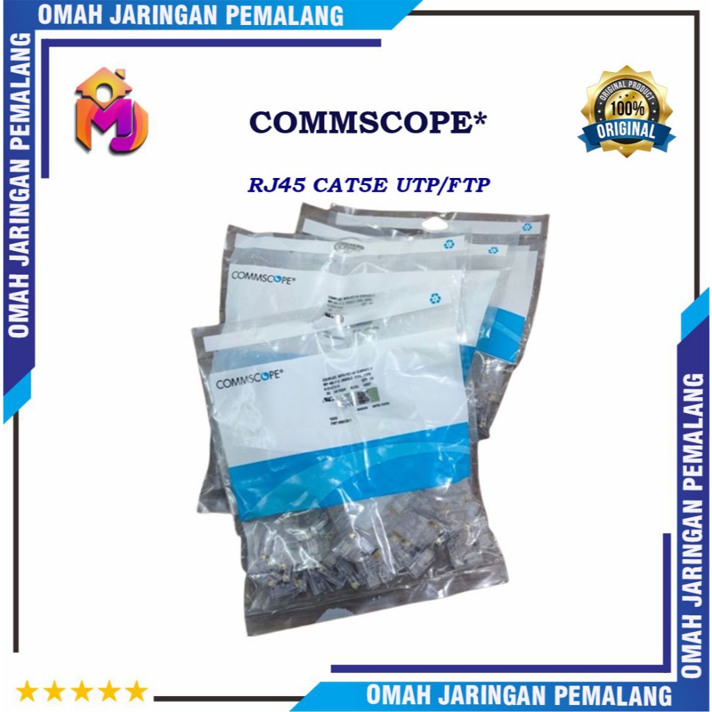 Jual Konektor RJ45 COMMSCOPE isi 50pcs TERBAIK | Shopee Indonesia