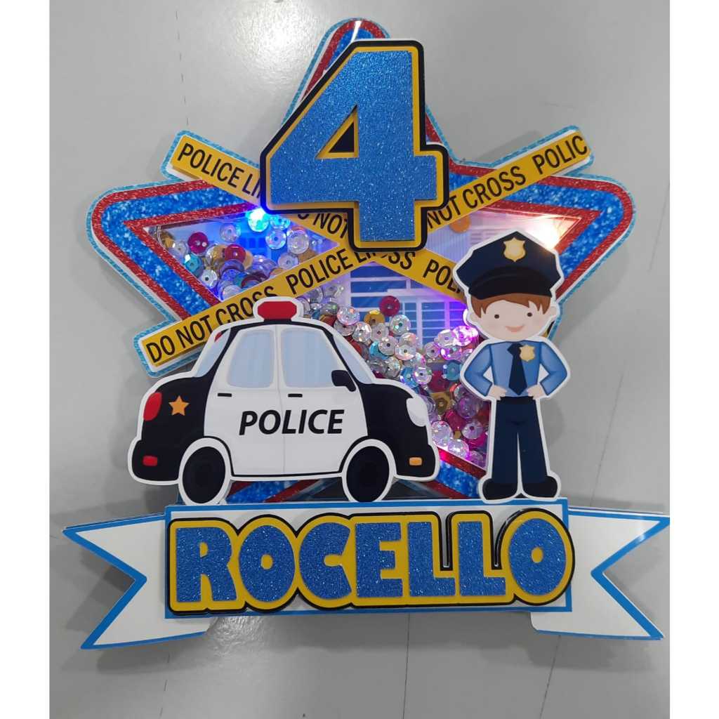 Jual Cake Toppers 3D dan Lampu LED/Dekorasi ulang tahun anak gambar ...