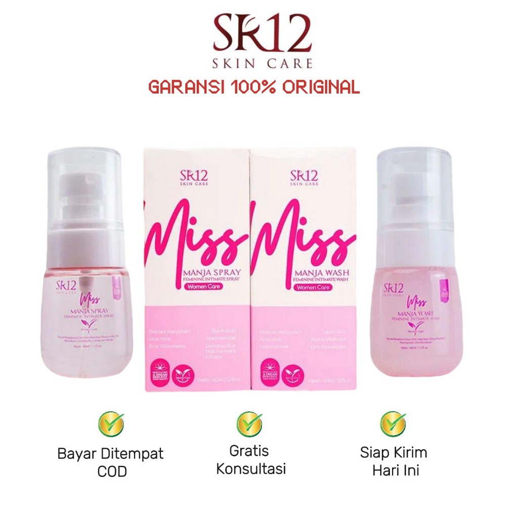 Jual Miss Manja Wash Spray SR12 Original Perawatan Kewanitaan Hilangkan ...