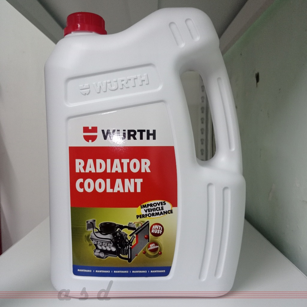 Jual WURTH Radiator Coolant 5 Liter air radiator coolant | Shopee Indonesia