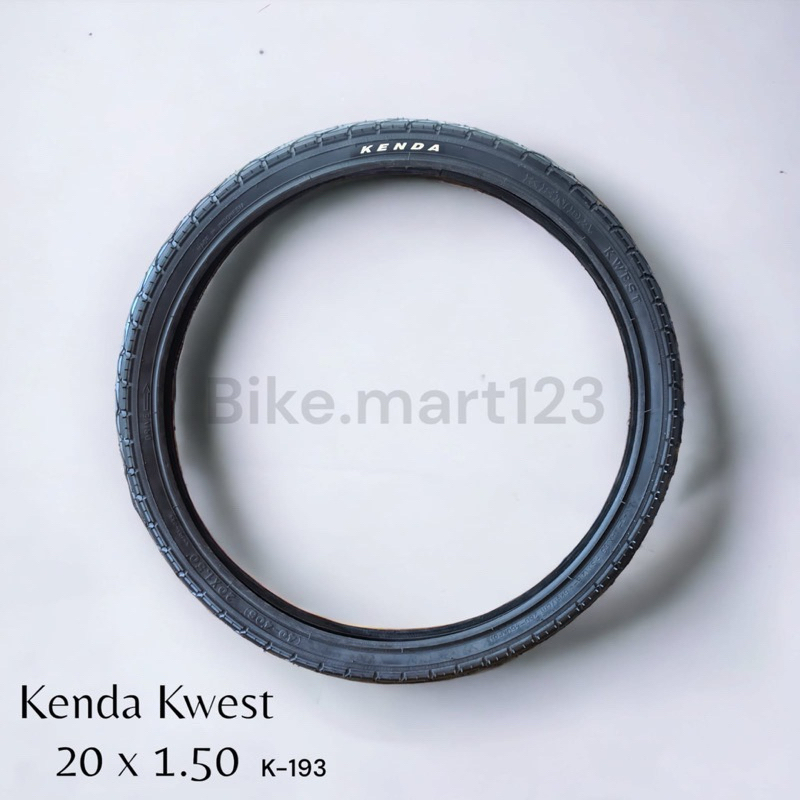 Jual Ban Luar Sepeda Ukuran 20 x 1.50 KENDA K 1191 / K 193 KWEST Sepeda Lipat Seli | Shopee ...