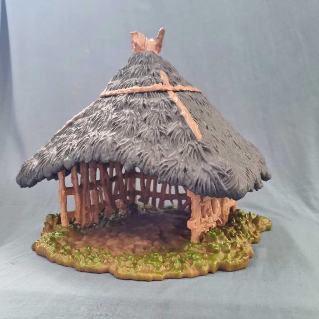 Jual Miniatur Rumah Suku primitif mainan diorama toys fotografi ...