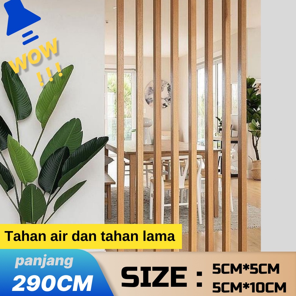 Jual Menarik Wood Panel WPC Wall Panel PVC Kisi Kisi Kayu Dinding Motif ...