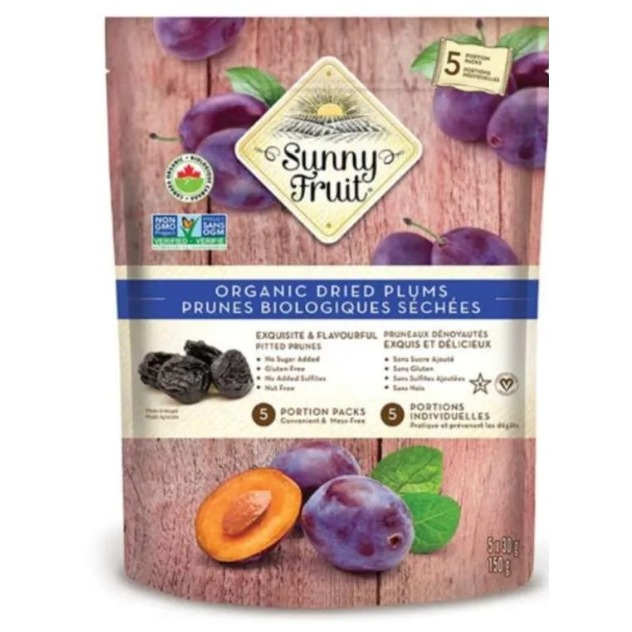 Jual Buah kering Sunny Fruit Soft Organik Prunes 150 gram Bulk Bag ...