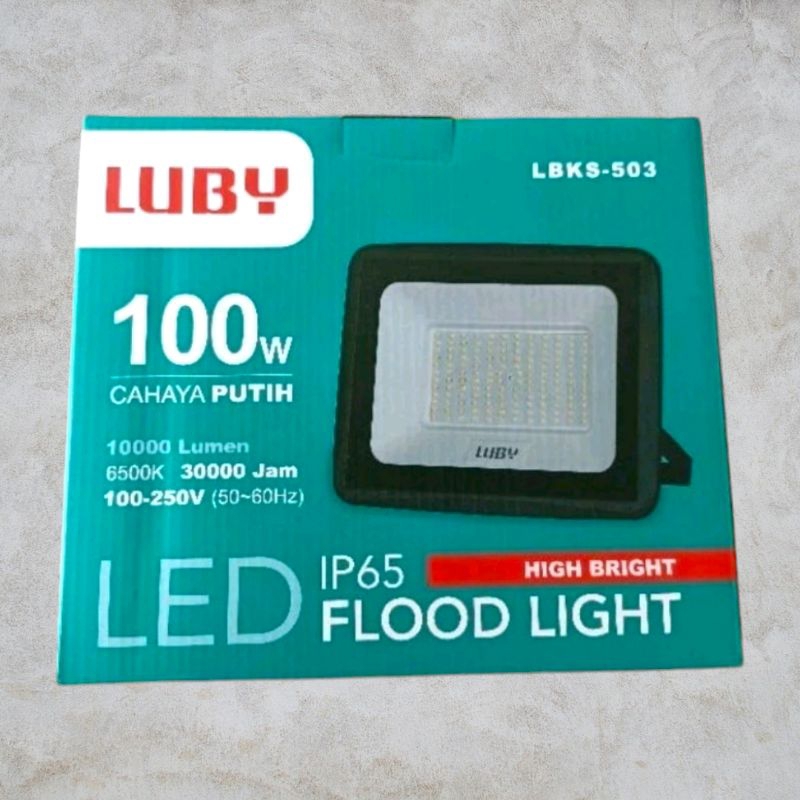 Jual Lampu sorot Luby LBKS-503 10W 20W 30W 50W Led Flood Light LBKS-503 | Shopee Indonesia