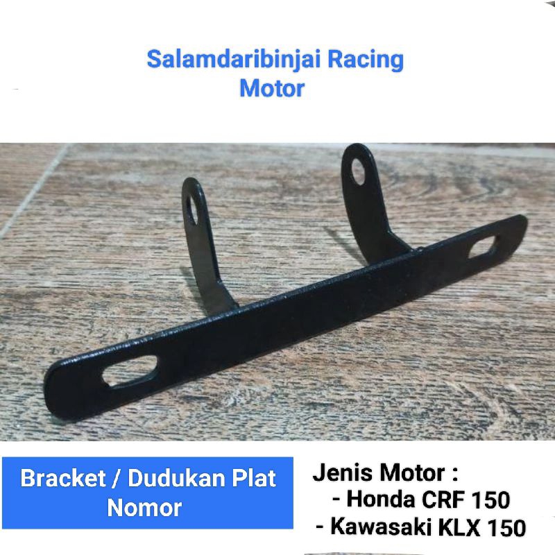 Jual Dudukan Plat Nomor Crf 150 Klx 150 D tracker Bracket Plat Nomor ...