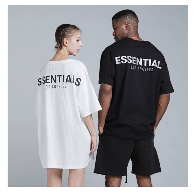 Jual FOG Essentials 3M Back Reflective Text Los Angeles T-Shirt ...