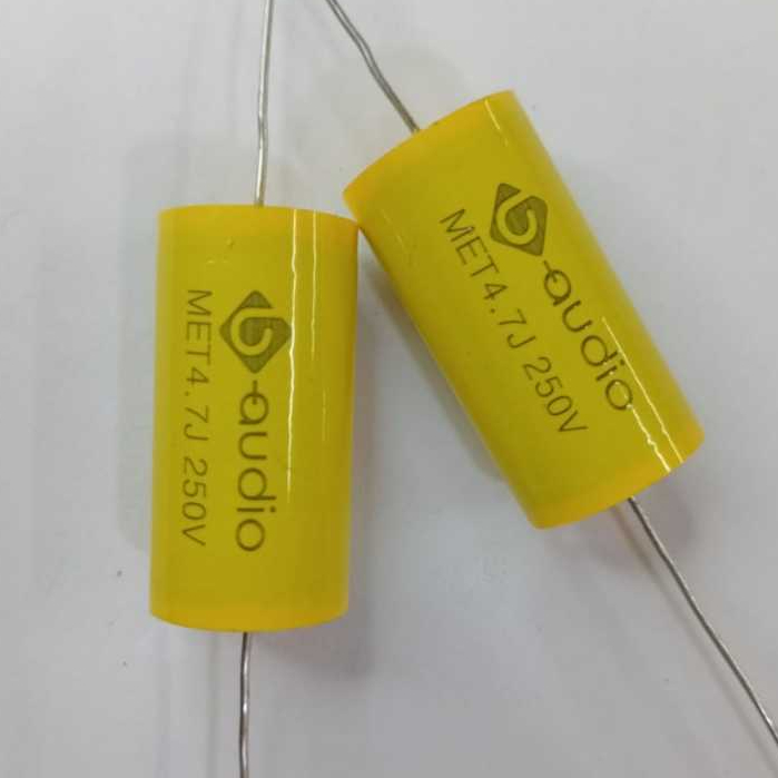 Jual Kapasitor 4,7uf 250v B Audio MET Metalized Polyester Film untuk ...