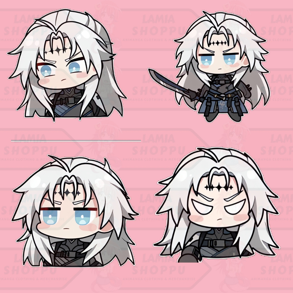 Jual Sticker Wuthering Waves Calcharo Chibi | Sticker Calcharo WuWa ...