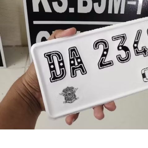 Jual PLAT VARIASI ANGKA TERBARU roda 2 (SEPASANG) | Shopee Indonesia