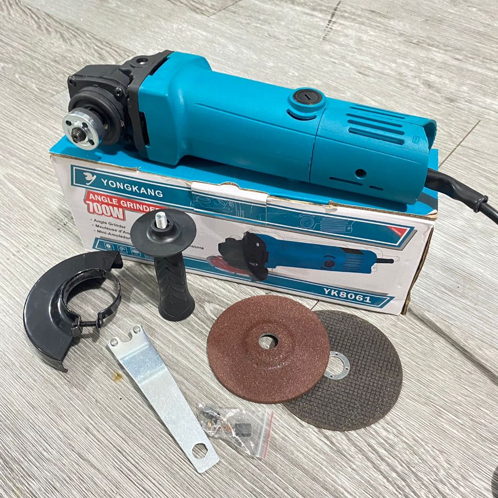 Jual Mesin Gerinda Listrik 4" ELL8-100 ELLKA / Angle Grinder Tangan ...