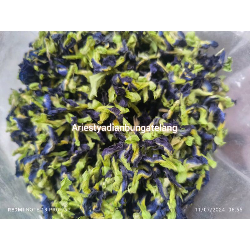 Jual bunga telang kering premium 500 gram dan 1kg | Shopee Indonesia