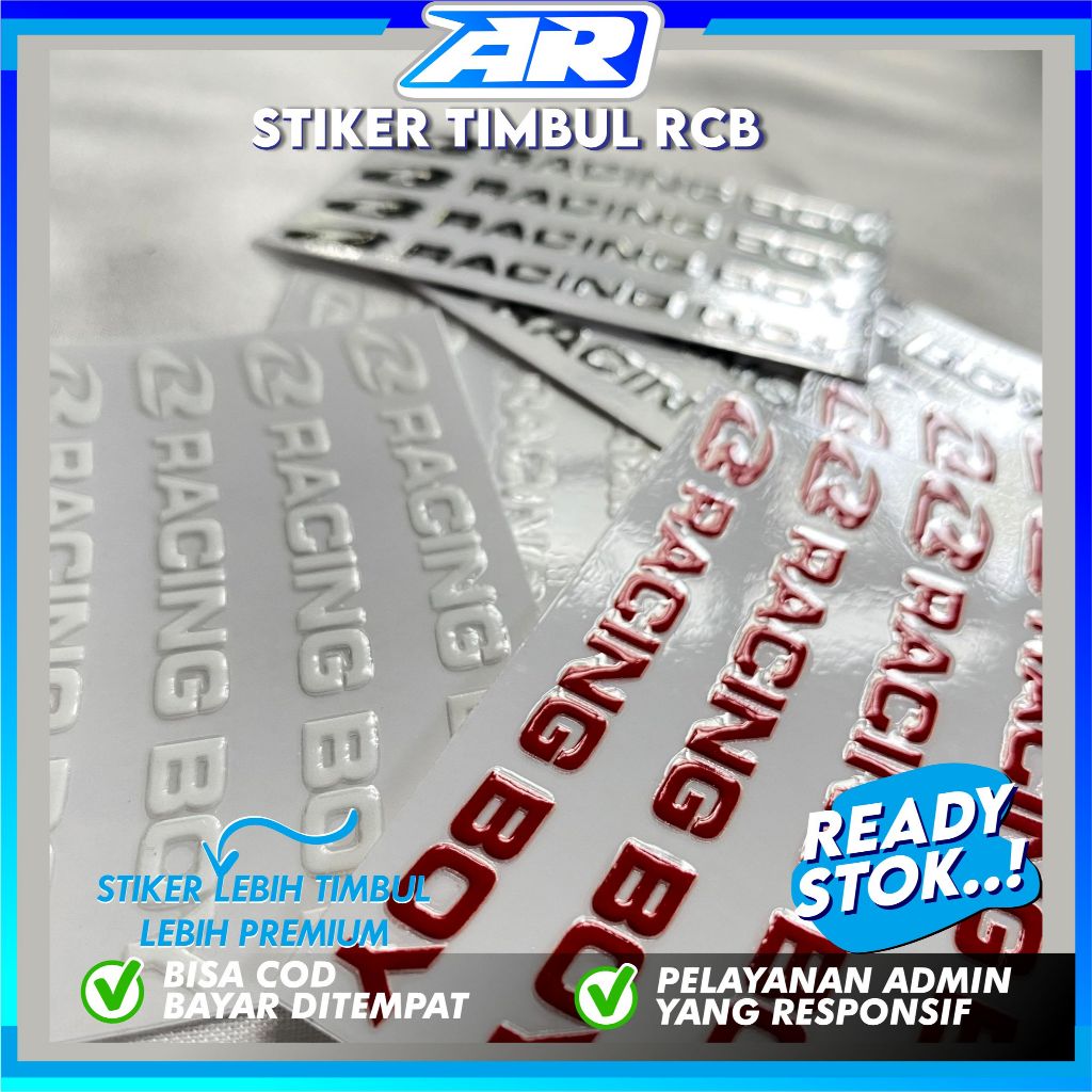 Jual Sticker Velg List Racing Boy Transparan Uv Dtf Timbul Setiker RCB ...