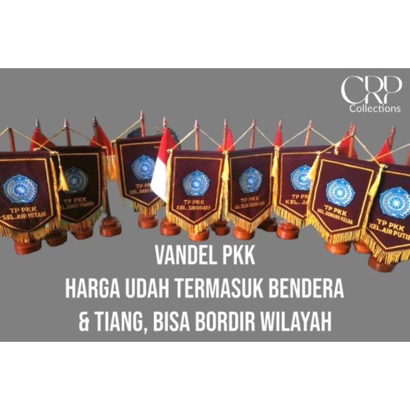 Jual PKK Vandel Bendera Meja Bisa Custom Wilayah Dan Tulisan | Shopee ...