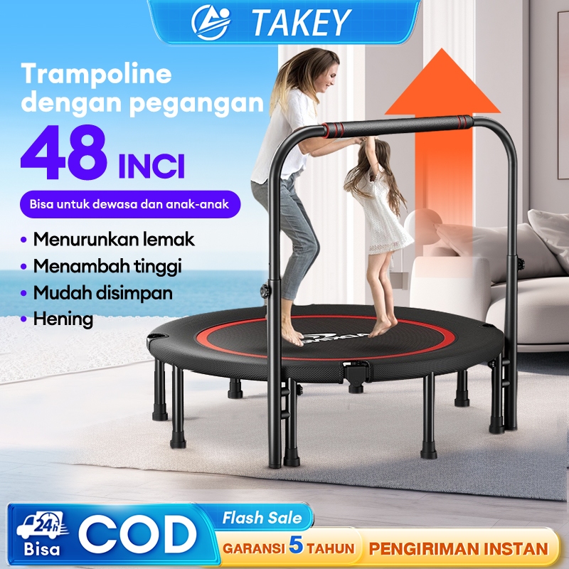 Jual 【TAKEY】Trampoline Dewasa 48" Alat Olahraga Lompat Sport Jump Alat Fitness Gym alat olahraga ...