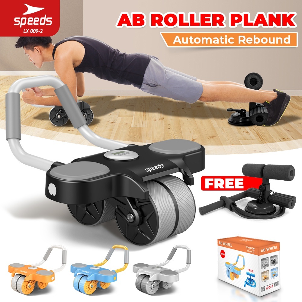 Jual SPEEDS AB Wheels Plank Trainer 2 Roda Automatic 2in1 Exercise ...