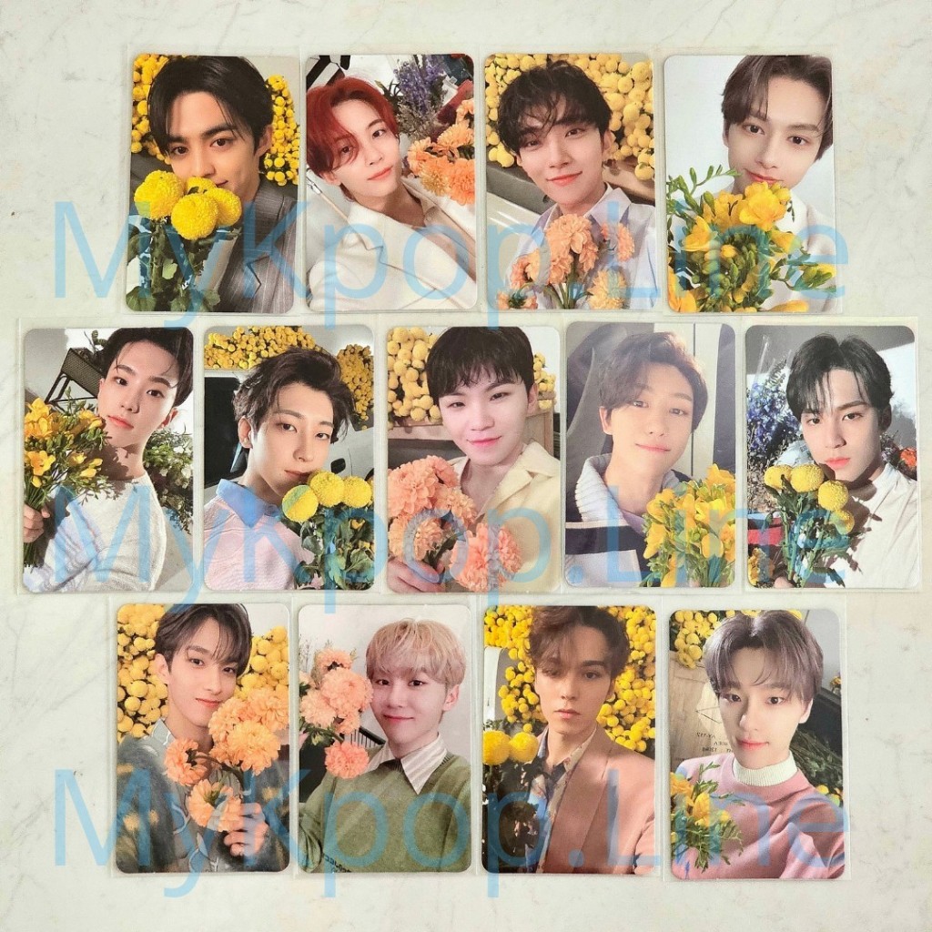Jual PC Seventeen YC Bunga One Side Photocard Official SVT Album Your Choice Oneside Kembang ...