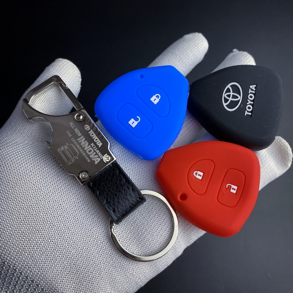 Jual Gantungan kunci keyless remote mobil toyota innova old model LED ...