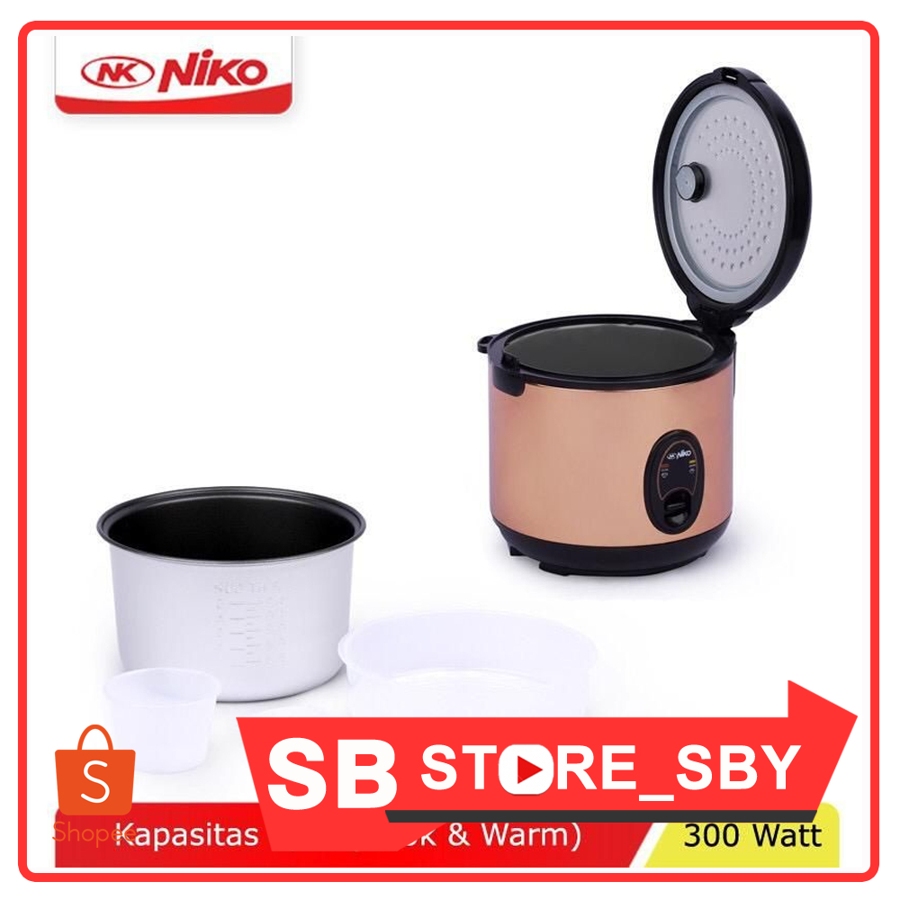 Jual Rice Cooker Niko 1,2 Liter NK 12 BTQ / WS / BG | Shopee Indonesia