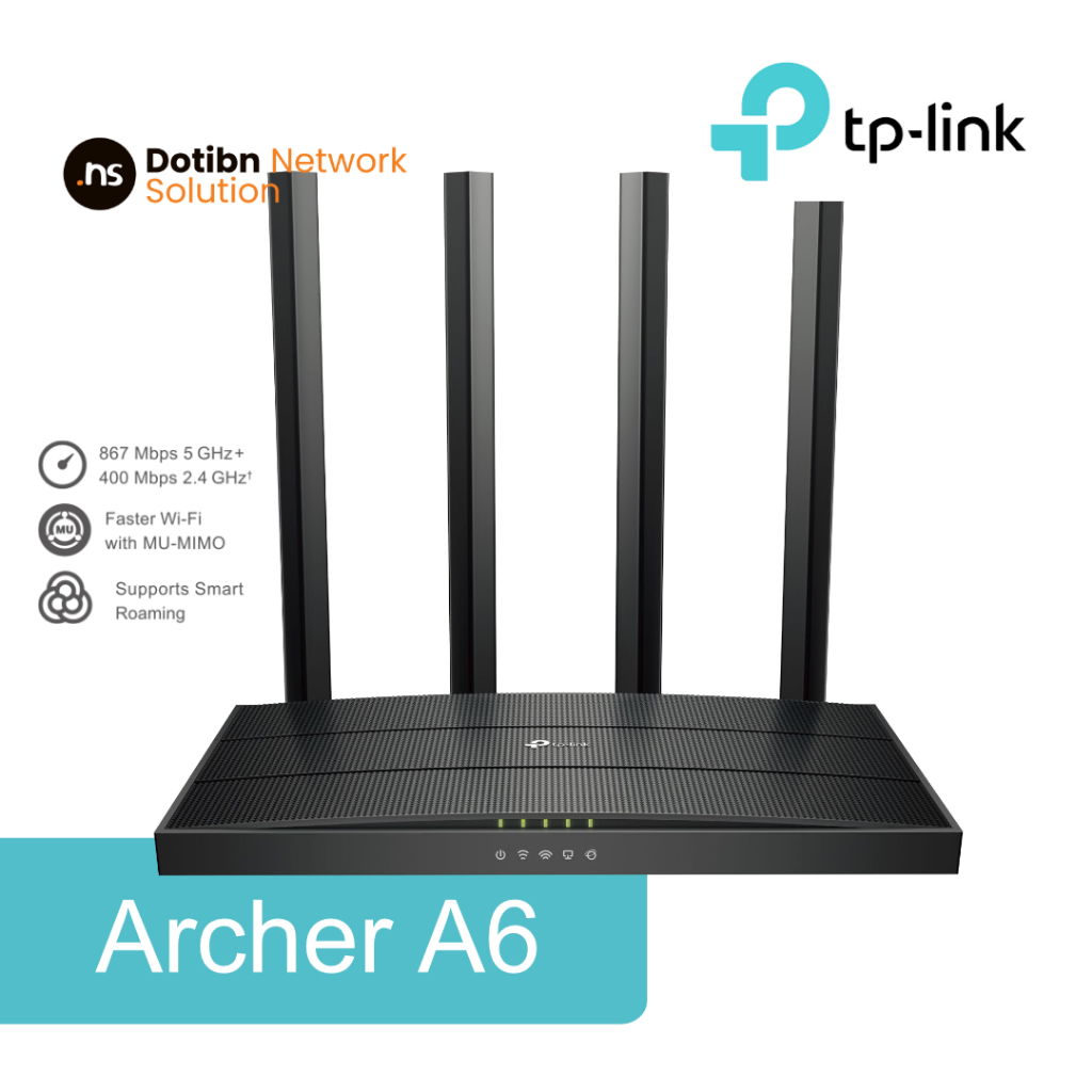 Jual Archer A6 | AC1200 Wireless MU-MIMO Gigabit Router - TP-Link ...