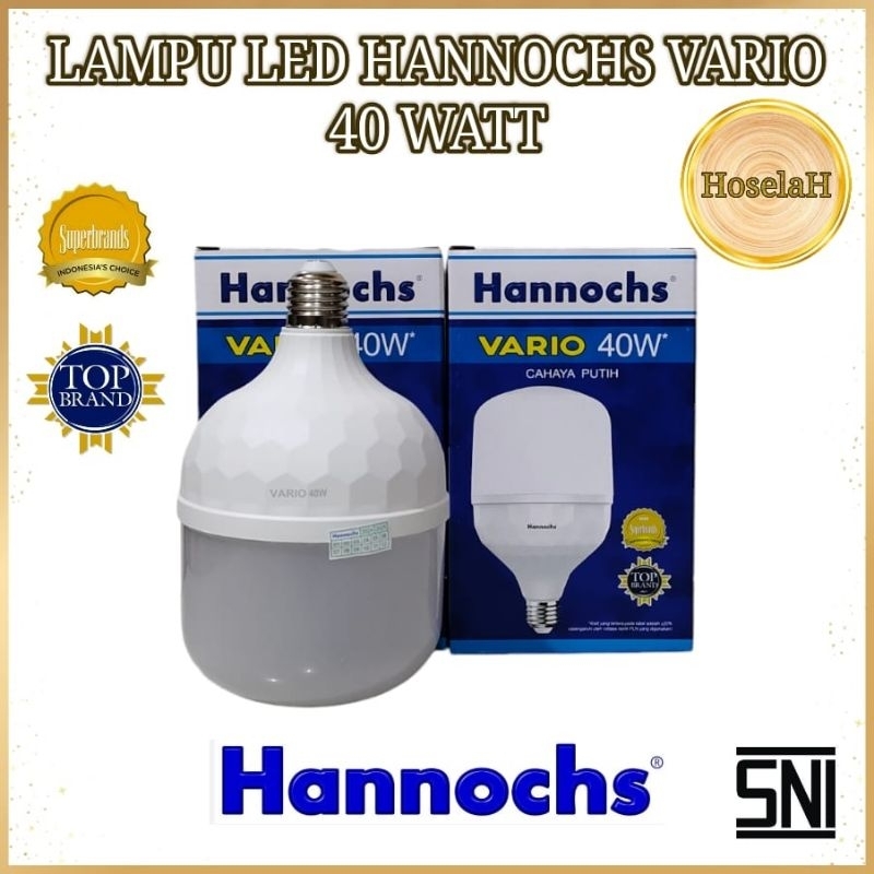 Jual Lampu LED Hannochs Vario 40 Watt Cahaya Putih | Shopee Indonesia