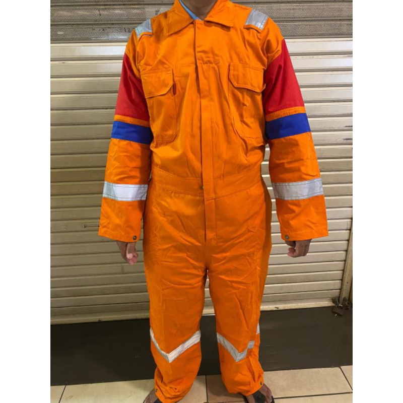 Jual Coverall Nomex Pertamina Orange / warepack Orange pertamina promo ...