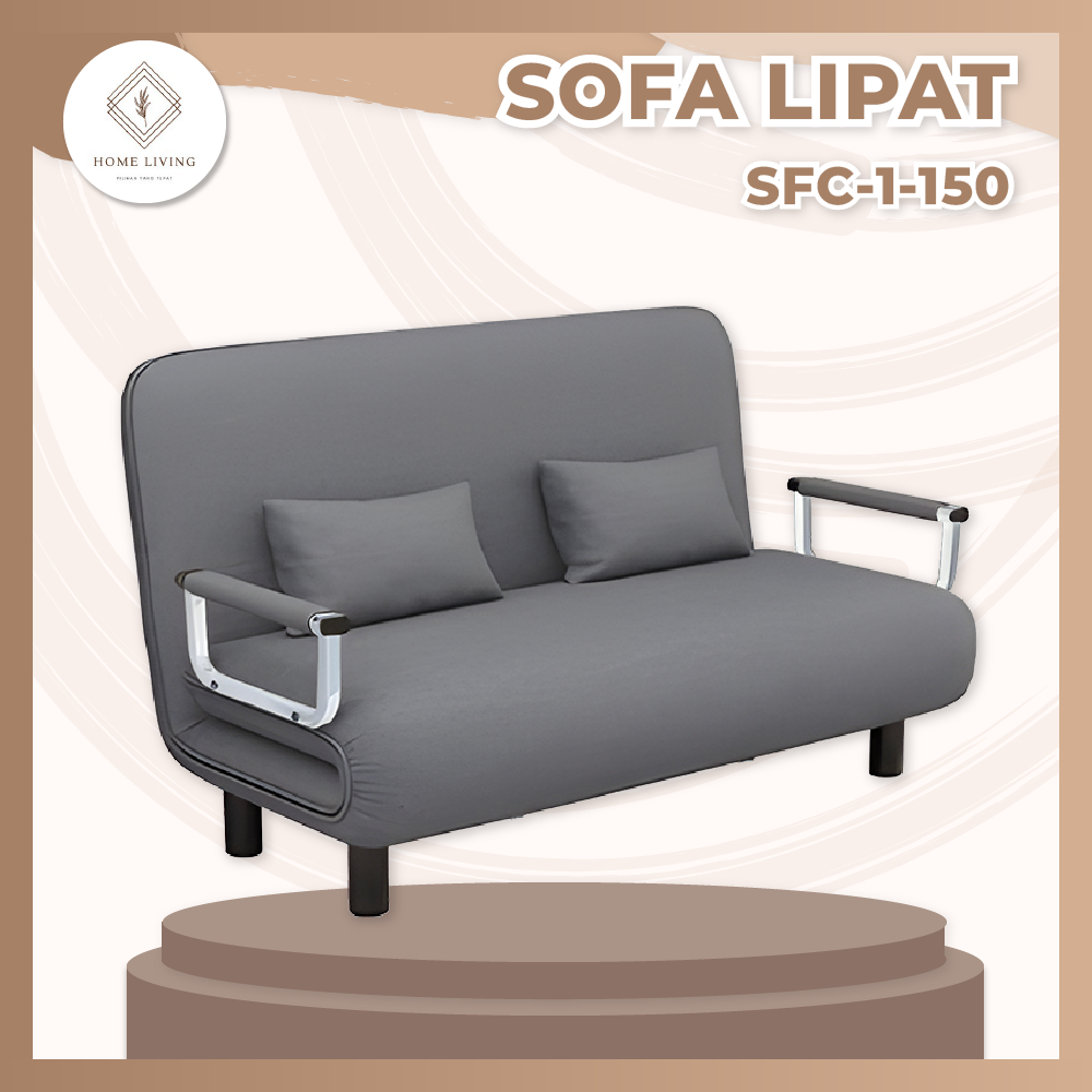 Jual Sofa Bed Lipat Minimalis Sofa Lipat Tidur Kursi Tamu Santai SFC-1 Uk 150CM | Shopee Indonesia