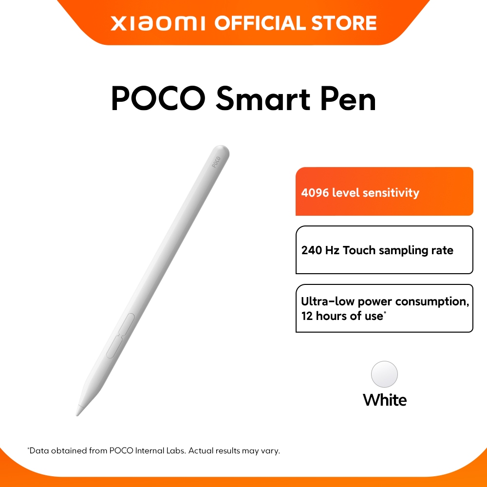 Jual Official Xiaomi POCO Smart Pen | 4096 level sensitivity | 240 Hz ...