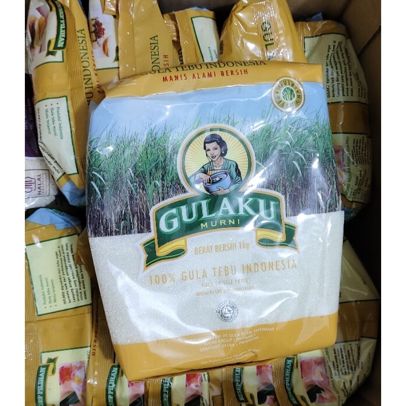 Jual GULAKU KUNING Gula Pasir Premium Kemasan 1kg | Shopee Indonesia