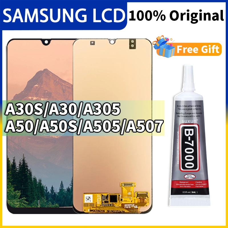 Jual 【ORIGINAL 100】LCD for SAMSUNG A30/A30S/A50/A50S/A305/A505/A507 FULL SET TOUCHSCREEN ORI HD ...