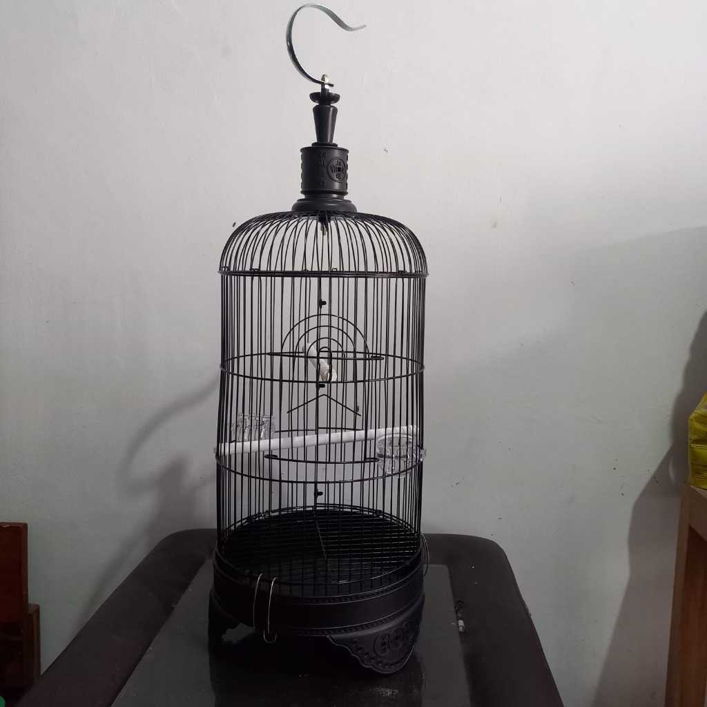 Jual Sangkar bulat besi burung pleci merek dragon diameter 23cm ...