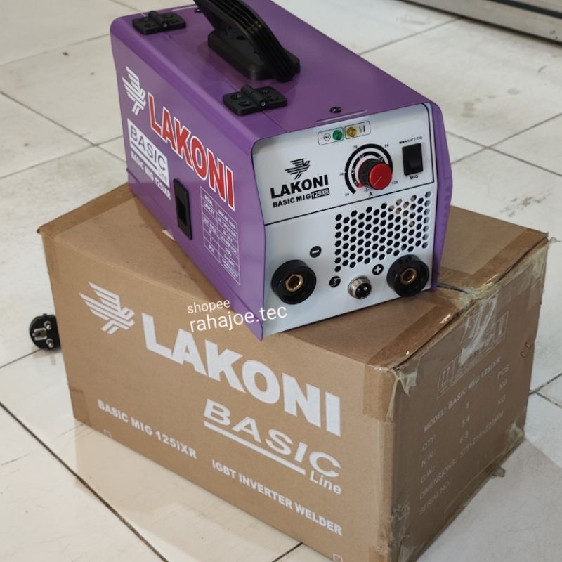 Jual Mesin Las Lakoni Basic MIG 125ixr 450watt 120A Inverter Travo Las 125 ixr | Shopee Indonesia