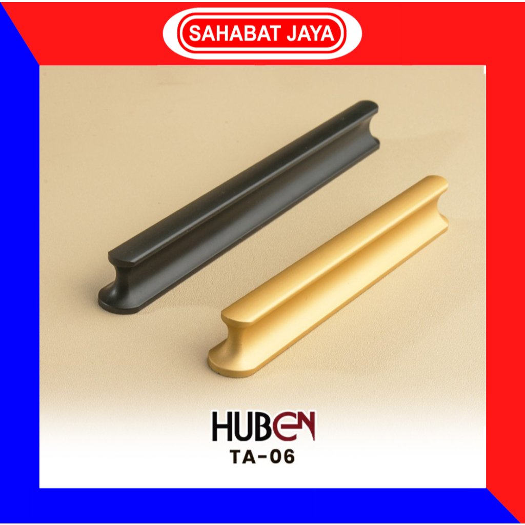 Jual Huben Tarikan TA-06 64 96 128 160 192 Handle Laci Gold Black ...