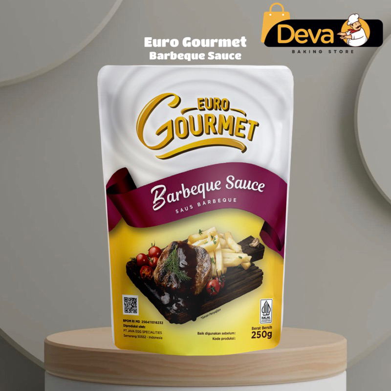 Jual Euro Gourmet Barbeque Sauce - Euro Gourmet Saus Barbeque 250gr ...