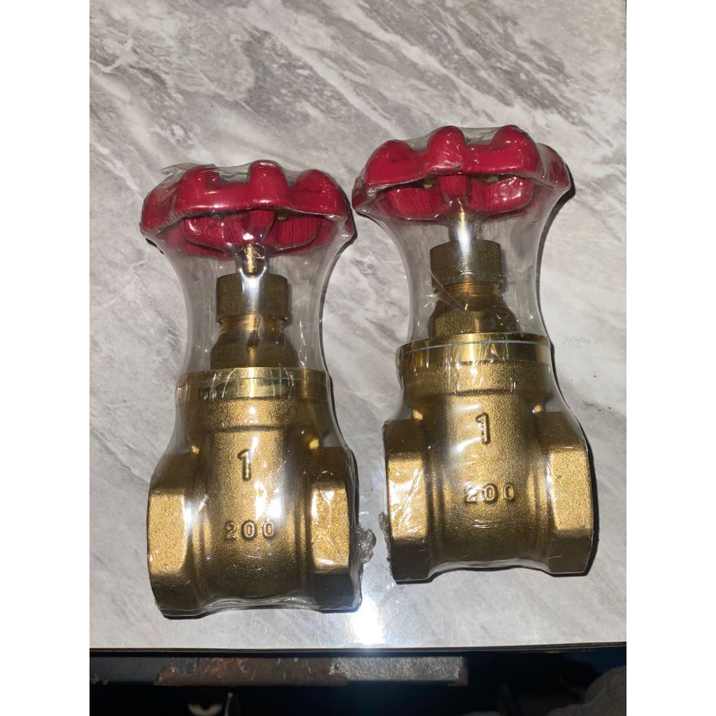 Jual ONDA GATE VALVE KUNINGAN 1" (STOP KERAN KRAN PIPA) | Shopee Indonesia