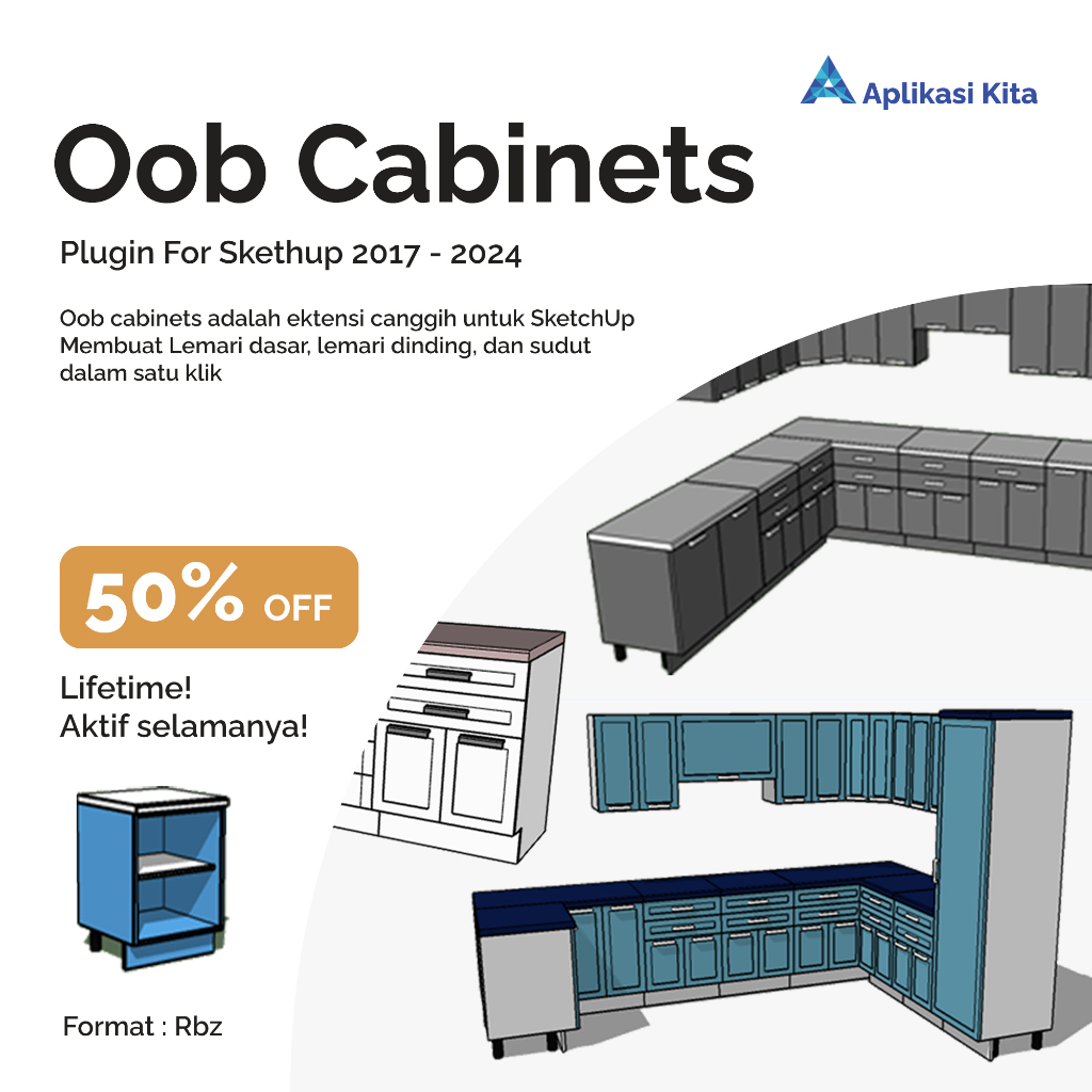 Jual Oob Cabinets for SketchUp - For Windows | Shopee Indonesia