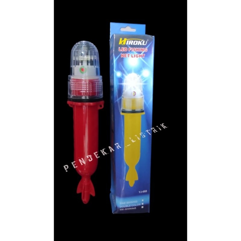Jual Lampu Torpedo LED Fishing 2 Warna isi 2 Baterai/ Lampu Nelayan Sinyal Ikan | Shopee Indonesia