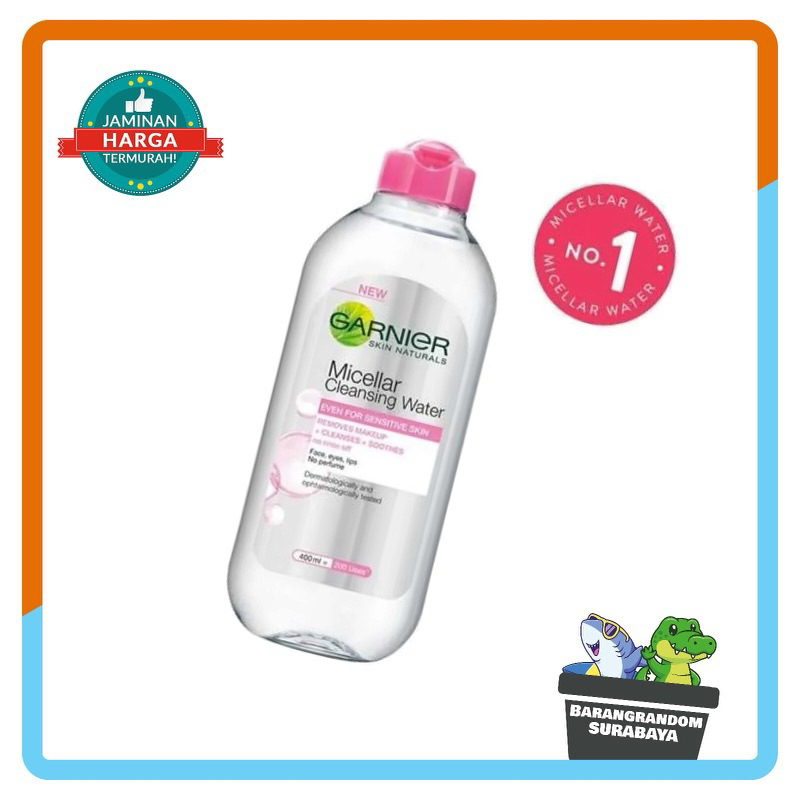 Jual DIJAMIN ORI GARNIER Micellar Water Pink 400 | Shopee Indonesia