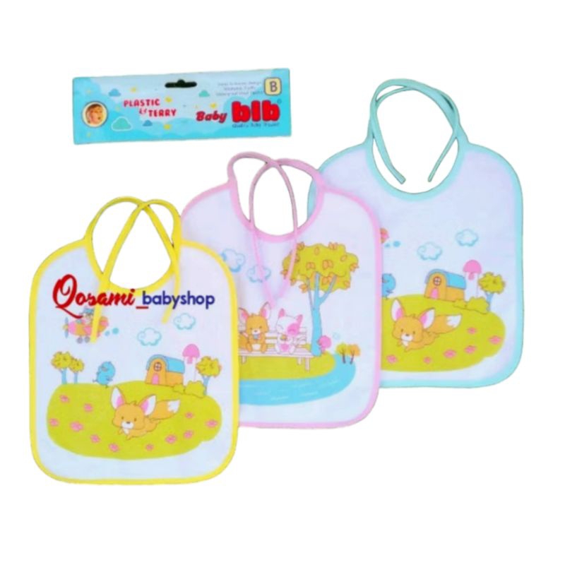 Jual BABY BIB Kecil isi 3 pcs Slaber/Celemek Bayi Murah Medium SNI ...