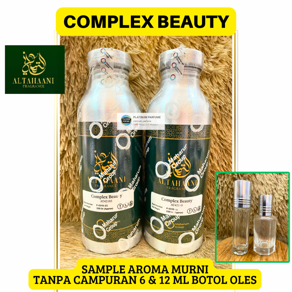 Jual Bibit Parfum COMPLEX BEAUTY Sampe Aroma AL TAHAANI Arabian Super - PERFUME - parfum bibit ...