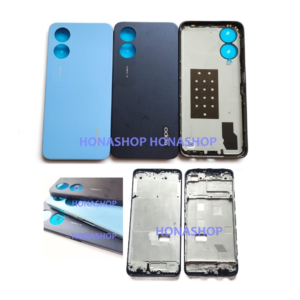 Jual TULANG FRAME BACK CASING HOUSING FULLSET OPPO A17 CPH2477 TUTUPAN ...