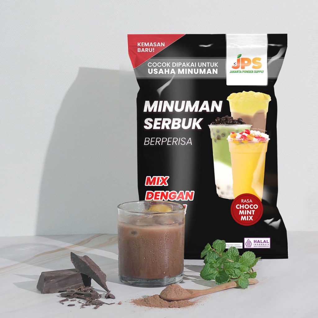 Jual JPS Mix Choco Mint 1 kg Bubuk Minuman Dengan Gula / Serbuk Instan ...