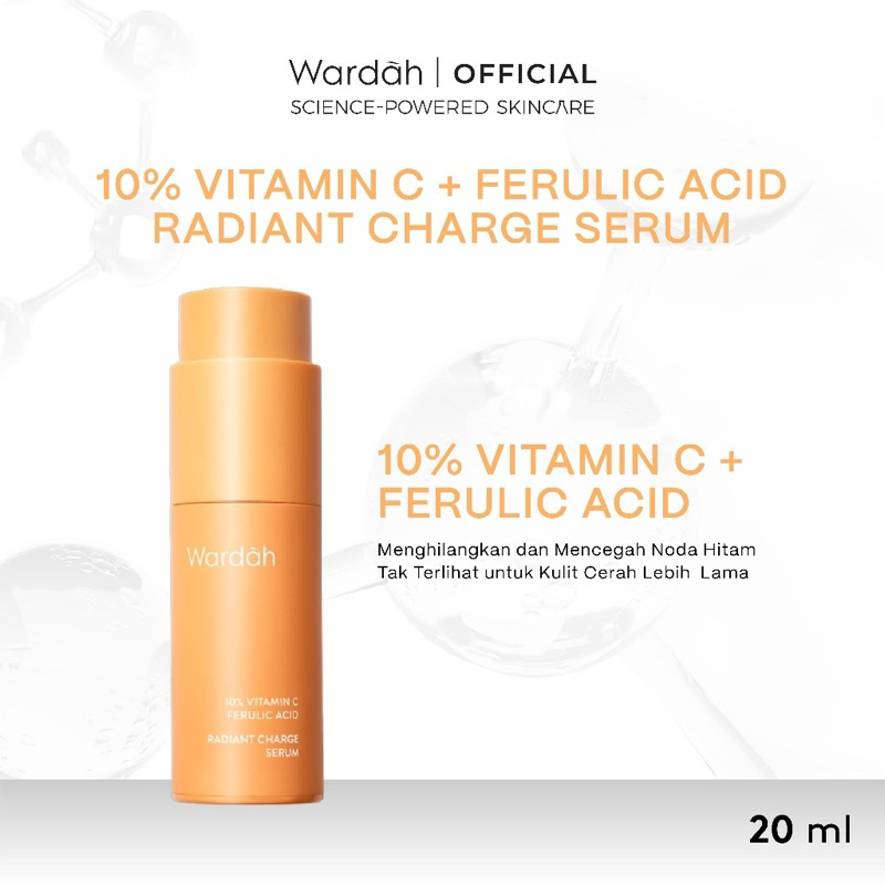 Jual NEW! Wardah 10% Vitamin C + Ferulic Acid Radiant ChargeSerum ...