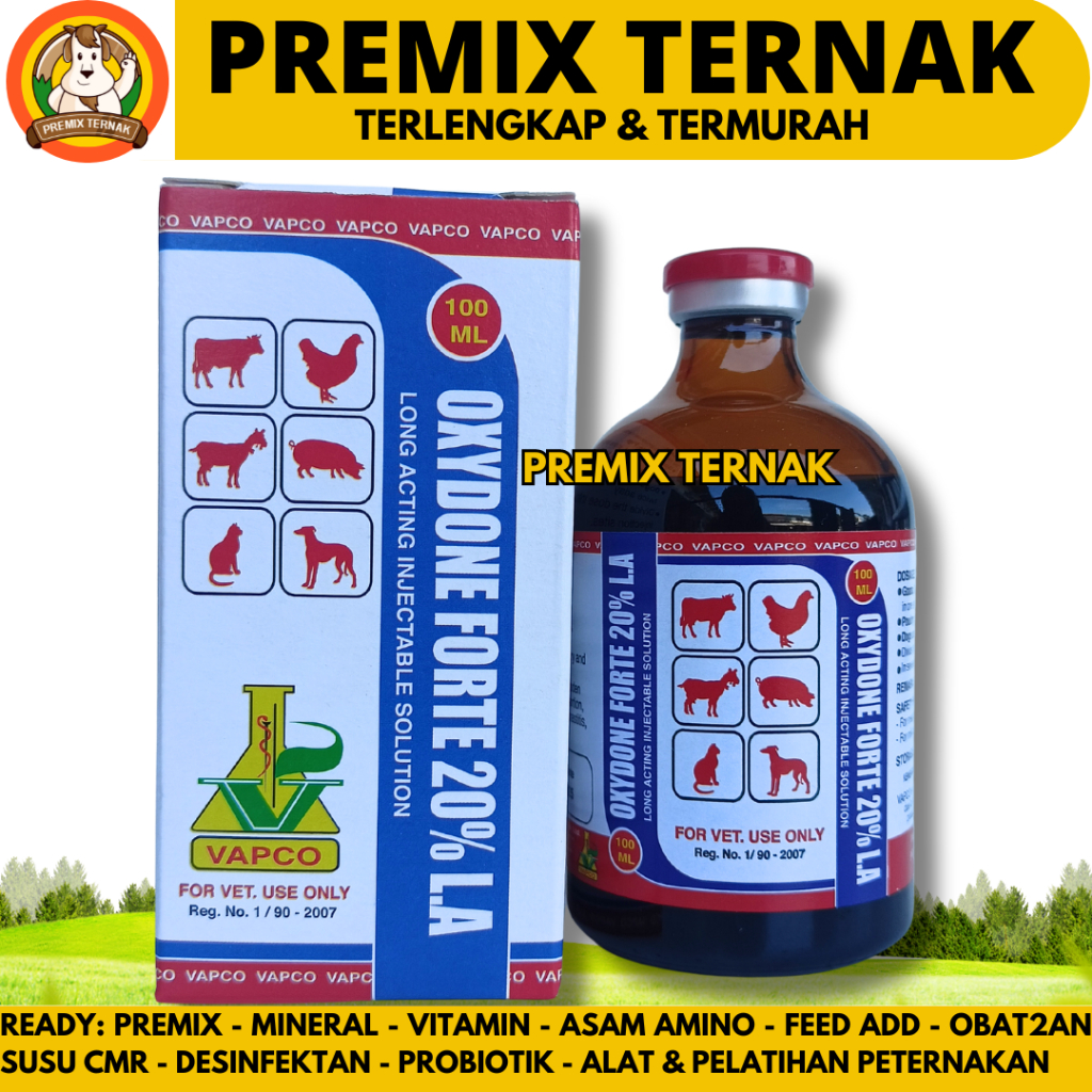 Jual OXYDONE FORTE 20% LA 100ML - SEPERTI LIMOXIN OXYKEL VET OXY LA ...