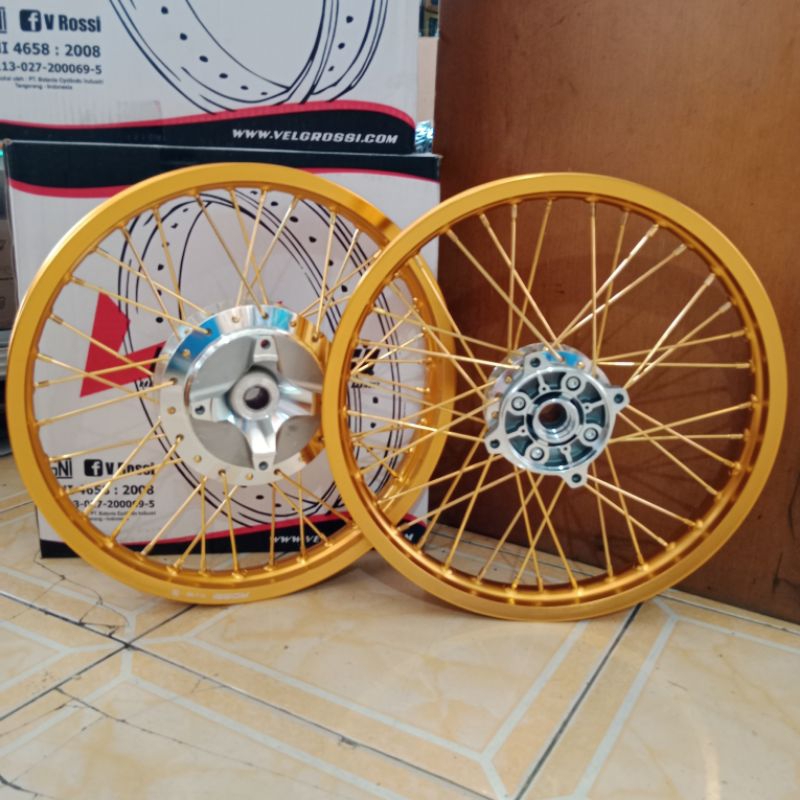 Jual Paketan Velg Jari Jari Ukuran 140/160 Ring 17 Khusus Untuk Motor ...