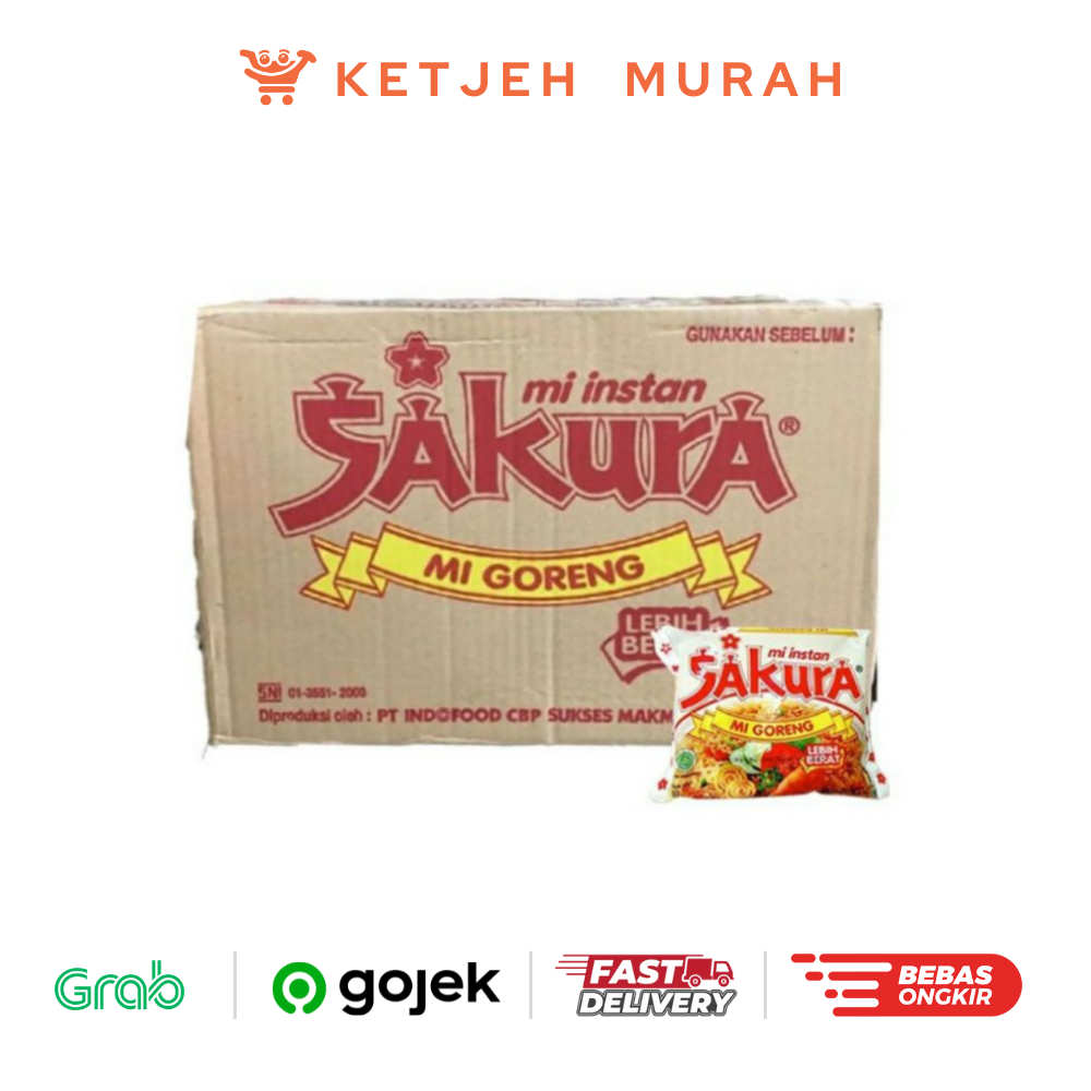 Jual Sakura Mie Instant Rasa Goreng 1 Dus isi 40 Pcs | Shopee Indonesia