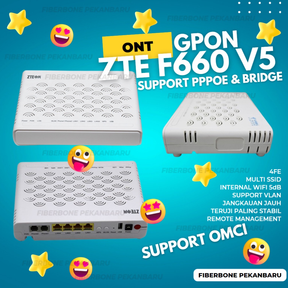 Jual KODE J1G ONT GPON ZTE F66 V5 SUPPORT OMCI PPPOE BRIDGE | Shopee Indonesia